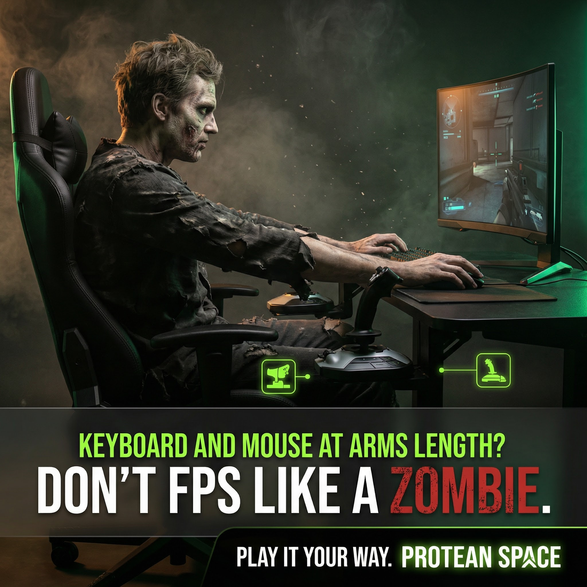 PROTEAN SPACE Gaming Control Swap System - 25% Off Pre-Order ...